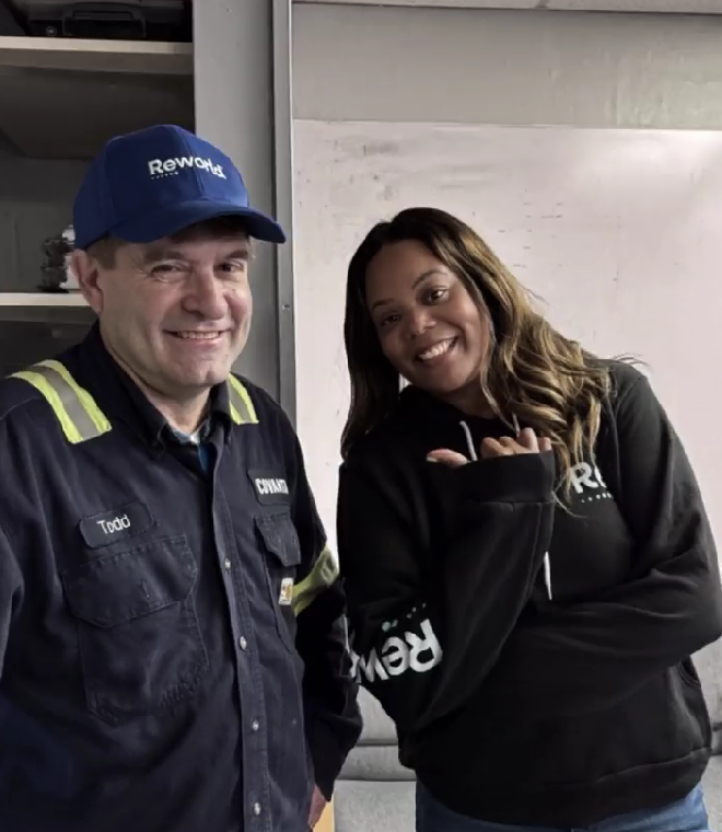 Reworld™ Hosts Shaneka Boucher in Facility Tour
